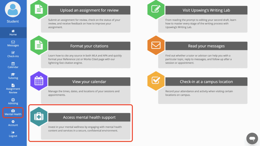 Student Contact Us - Upswing International